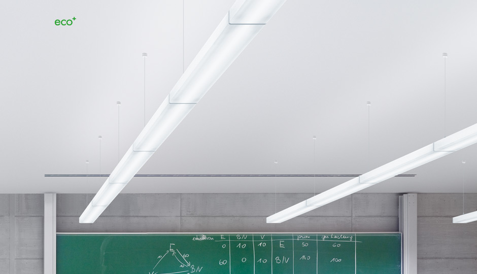 Einzelleuchte und Lichtband ECOOS - Zumtobel